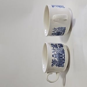 Churchill Blue Willow | Kitchen | Churchill Willow Blue Breakfast Cups ...
